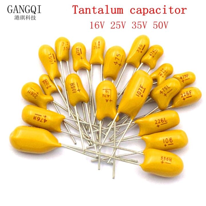 5PCS 16V 20V 25V 35V 50V Tantalum Capacitor 1UF 2.2UF 3.3UF 4.7UF 10UF ...