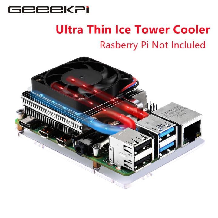 Geeekpi New Ultra Thin Low-Profileice Tower CPU Cooling Fan Radiator ...