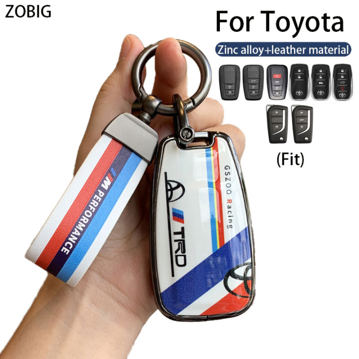 ZOBIG Colorful Key Fob Cover for Toyota Car Key Case Shell with ...
