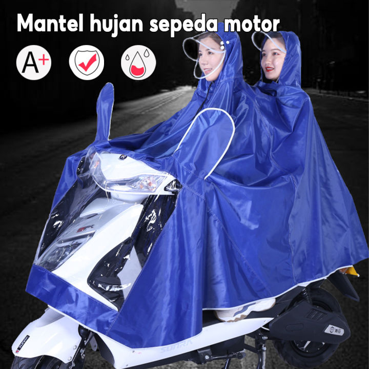 JAS HUJAN MOTOR 2 KEPALA FULL BODY MOTOR DOUBLE PONCO 2 KEPALA FULL ...
