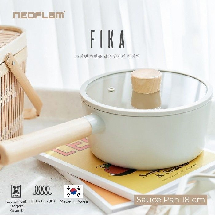 Neoflam FIKA Sauce Pan Panci Saus Keramik Korea Induksi | Lazada Indonesia