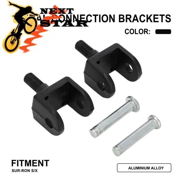 Motorcycle Foot Pegs Connection Bracket For Sur-ron Surron S X Lightbee ...