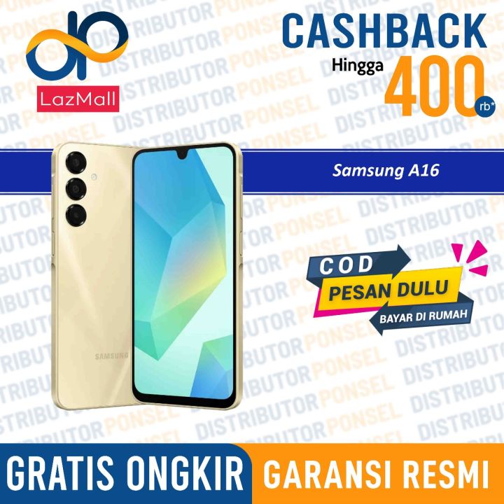 Samsung Galaxy A16 5G 8/256 8/128 GB Garansi Resmi SEIN | Lazada Indonesia