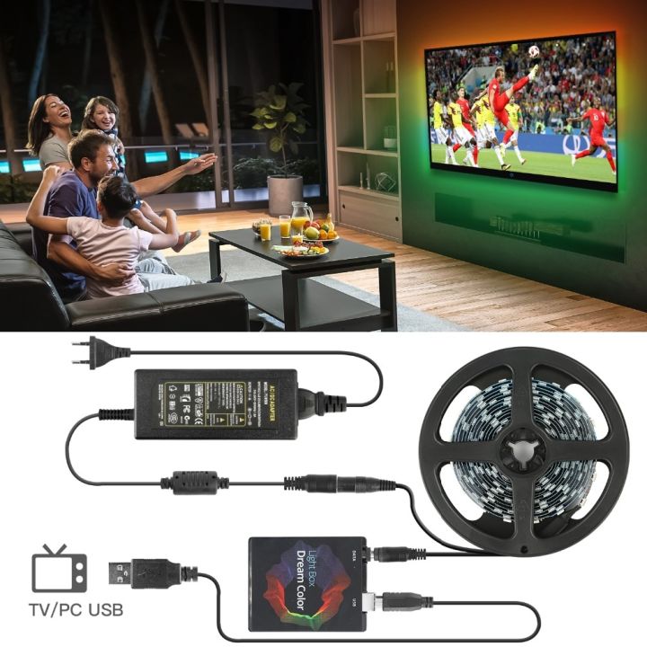 【Worth-Buy】 Addressable Ws2812b Led Strip Ambilight Full Set Usb Led ...