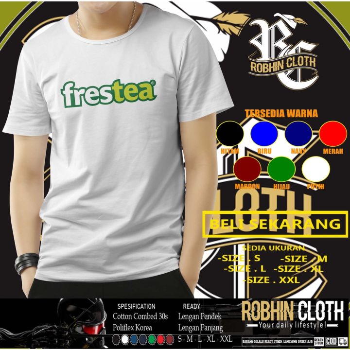 Kaos Baju Frestea Logo Kaos Distro | Lazada Indonesia