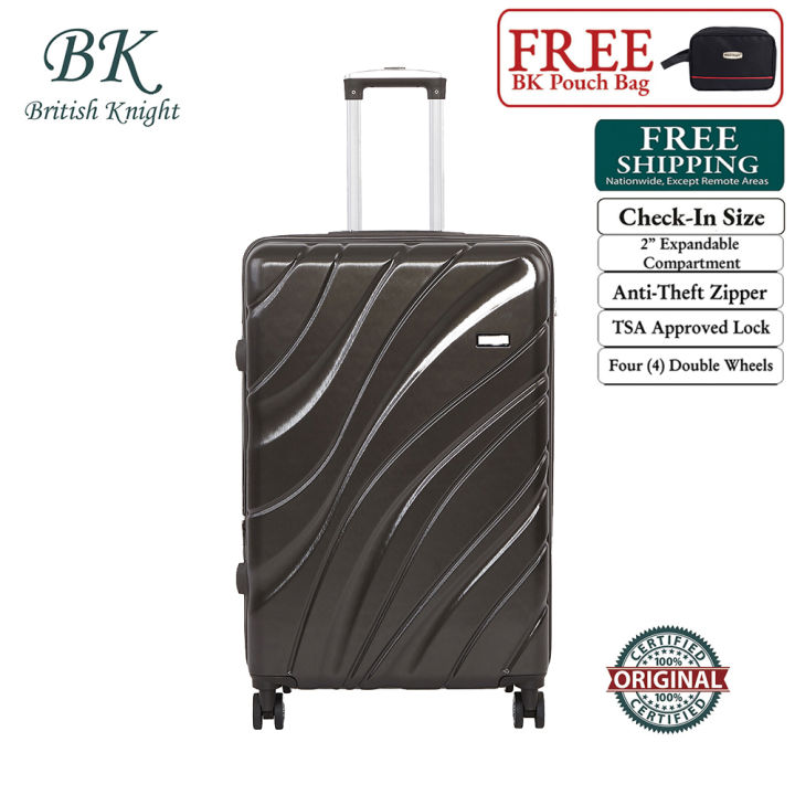 British Knight BHS917ZTE Black Large (28 Inch) Expandable Luggage with ...