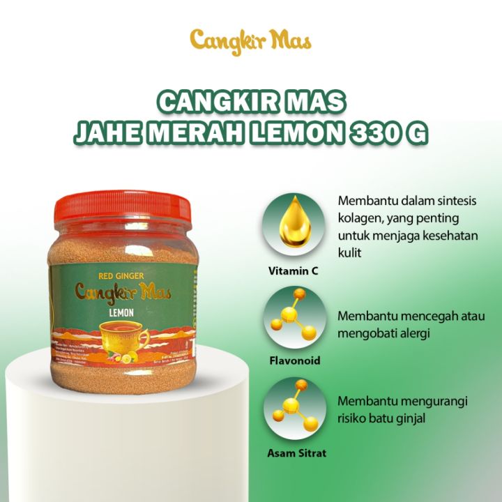 CANGKIR MAS Jahe Merah Lemon 330gr | Lazada Indonesia