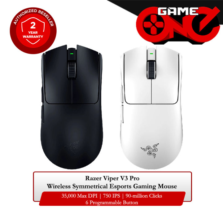 Razer Viper V3 Pro Ultralight Wireless Symmetrical Esports Gaming Mouse ...