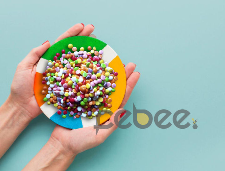 [100g] Choco Chips Rainbow Warna Warni | Lazada Indonesia