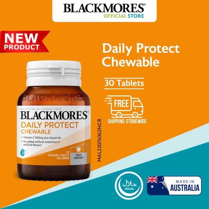 Blackmores Daily Protect Chewable 500mg 30's - Vitamin C | Lazada
