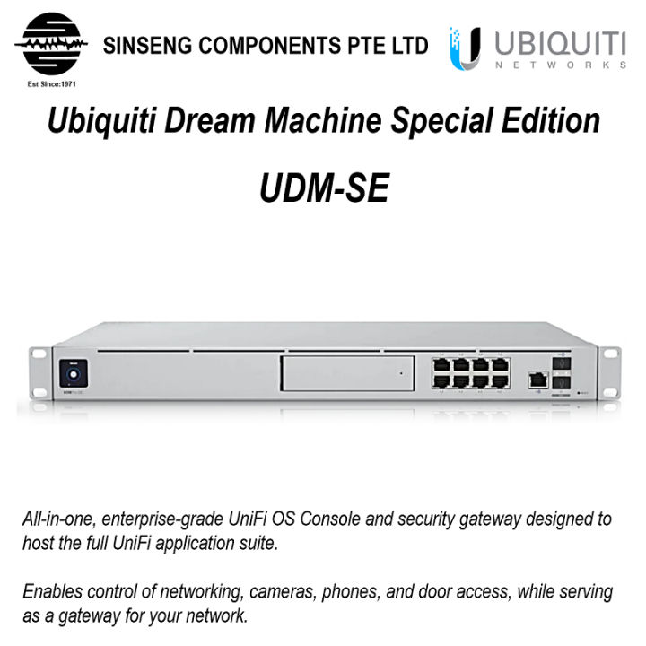 Ubiquiti Unifi Dream Machine Special Edition UDM-SE | Lazada
