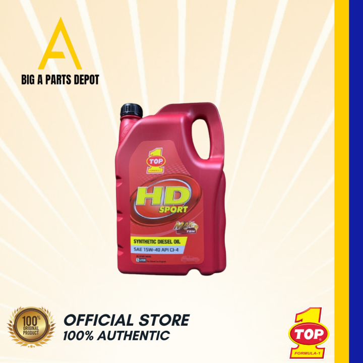 TOP 1 - Synthetic Diesel Oil HD SPORT Motor Oil SAE 15w-40 API CI-4 ...