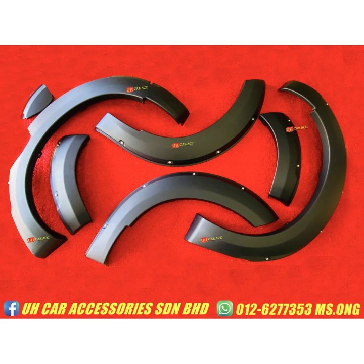 NISSAN NAVARA NP300 SIDE FENDER ARCH FLARES 7 PCS | Lazada