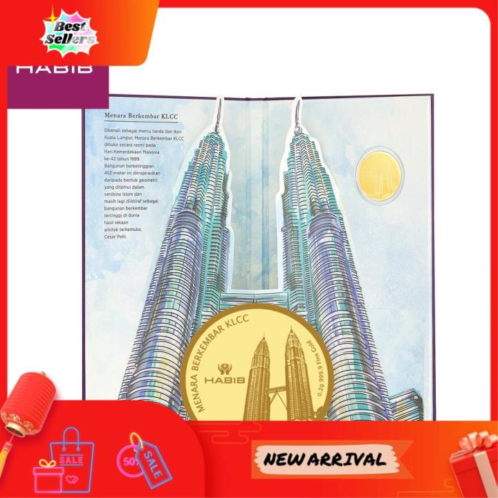 ⭐ ⭐READY STOCK⭐ ⭐ HABIB Menara Berkembar KLCC, 999.9 Gold Wafer Coin (0 ...