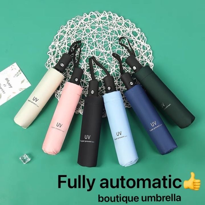 Gonzalez SUPER THICK UV Folding Umbrella Unisex Anti-Ultraviolet, Sun, Rain UV Design Umbrella ...