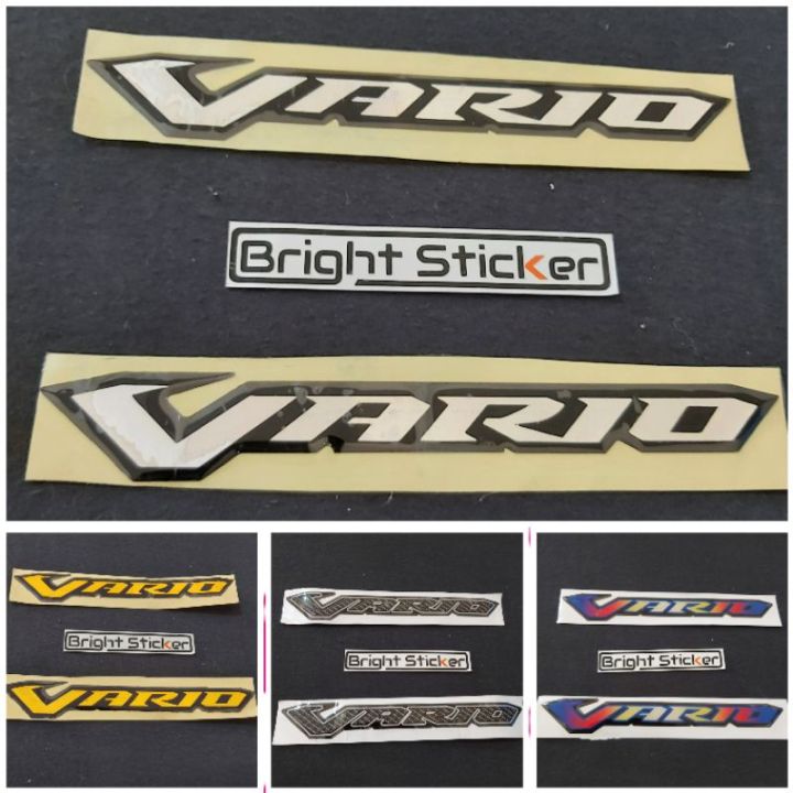 STICKER EMBLEM VARIO TIMBUL 3D | Lazada Indonesia