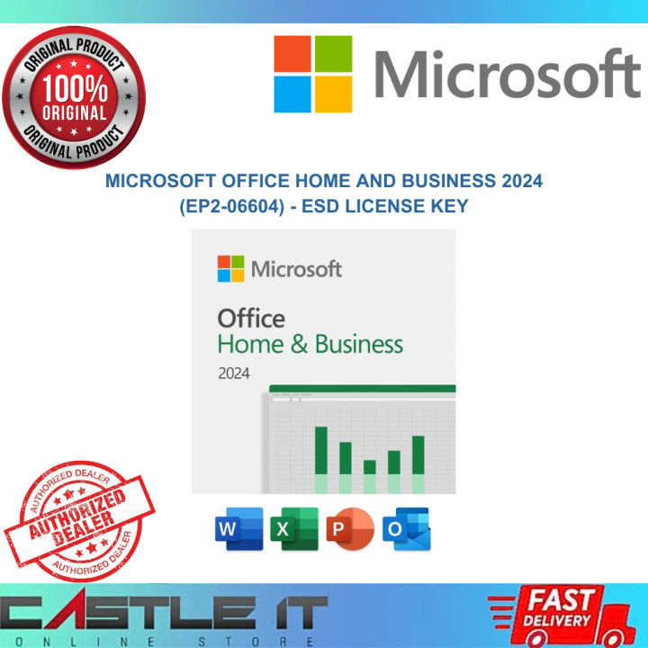 Microsoft Office Home and Business 2024 (EP2-06604) - ESD License Key ...