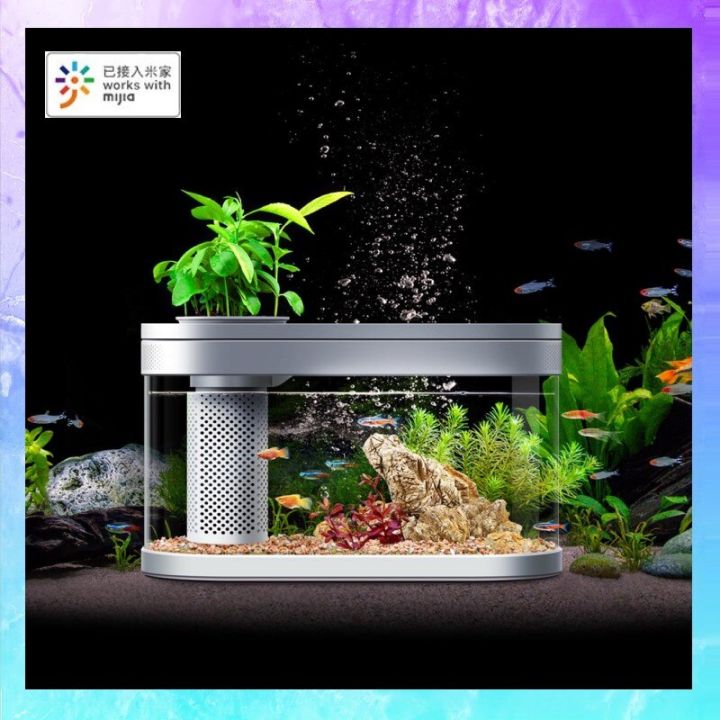 Geometry Amphibious Eco Fish Tank Pro Automatic Timing Feeding Smart ...