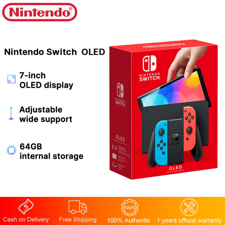 Nintendo Switch OLED 64GB internal storage Pantalla OLED 7.0" OLED ...