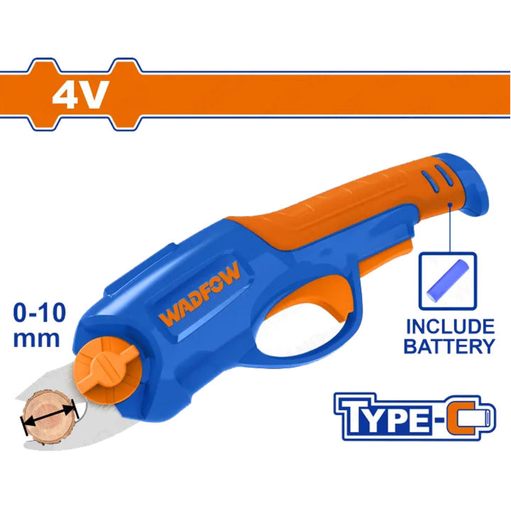 WADFOW 4V Lithium-Ion Gauge Straight Shear with Type-C USB Charging ...