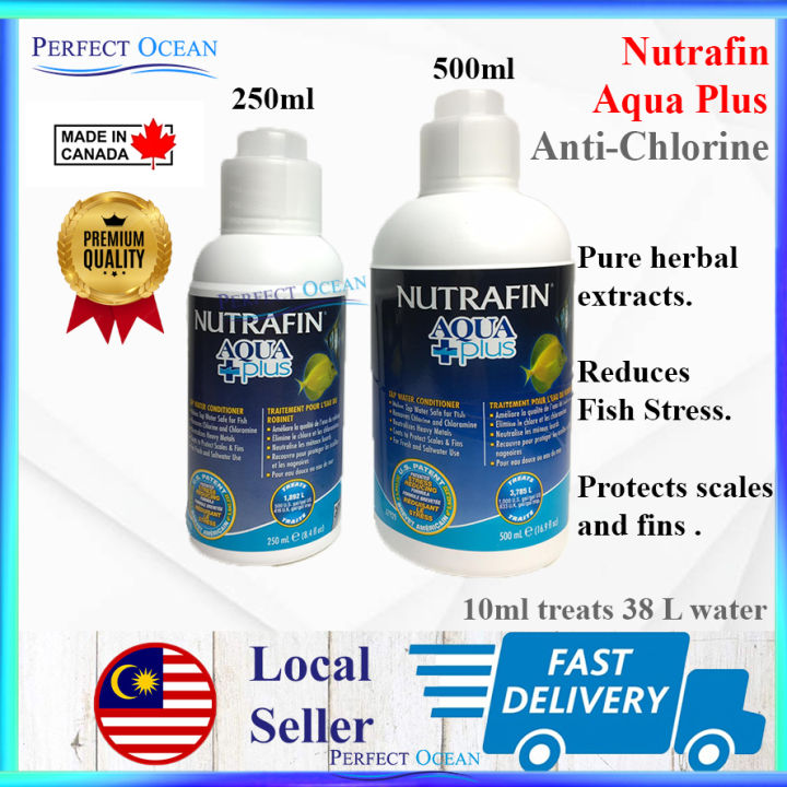 Nutrafin Aqua Plus Premium Anti Chlorine Water Conditioner Anti Klorin Aquarium 🌊READY STOCK🌊 ...