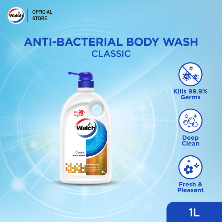 WALCH Anti-bacterial Body Wash (Classic) 1L | Lazada
