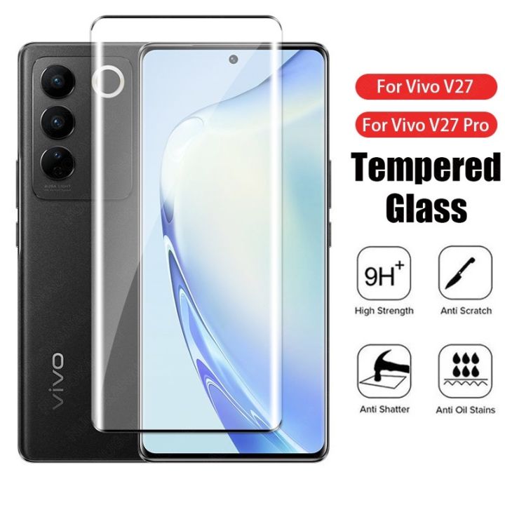Kính cường lực bảo hiểm đầy đủ cho Vivo V40 V40e V30 V30e V29 5g V27 Pro V25 x100 X90 X80 X60 ...