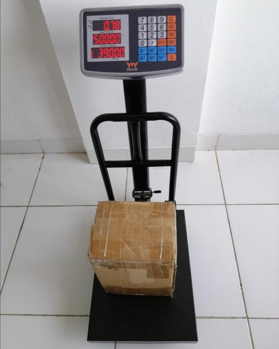 MASTER Timbangan duduk digital Dengan Jagaan 150kg / Timbangan barang ...