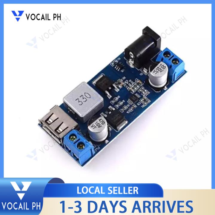 DC-DC 24V/12V To 5V 5A Step Down Power Supply Buck Converter Adjustable USB Charging Module For ...