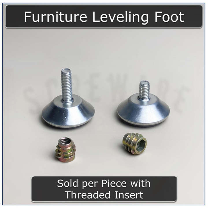 Furniture Leveling Foot with Threaded Insert | Lazada PH