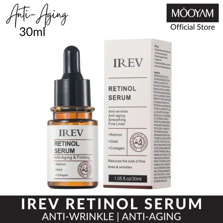 [ RETINOL SERUM ] IREV Retinol Serum 30ml Anti Aging Serum with Bi ...