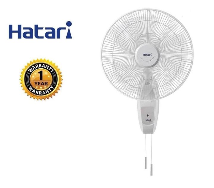 HATARI พัดลมติดผนัง HG-W16M1 - 16 นิ้ว สินค้ารับประกัน 1 ปี | Lazada.co.th