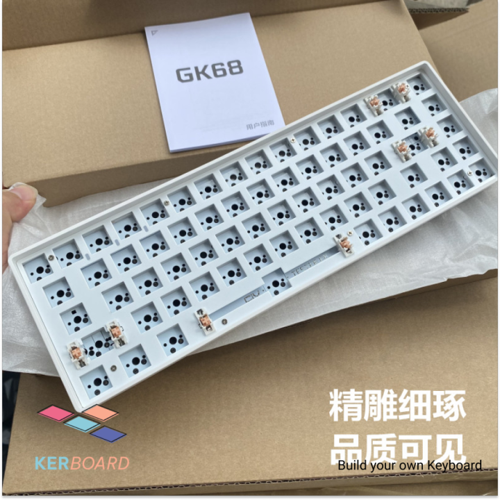 TESTER68 [TẶNG FOAM ĐÁY] Kit bàn phím cơ không dây Tester 68 (CIY GK68 ...