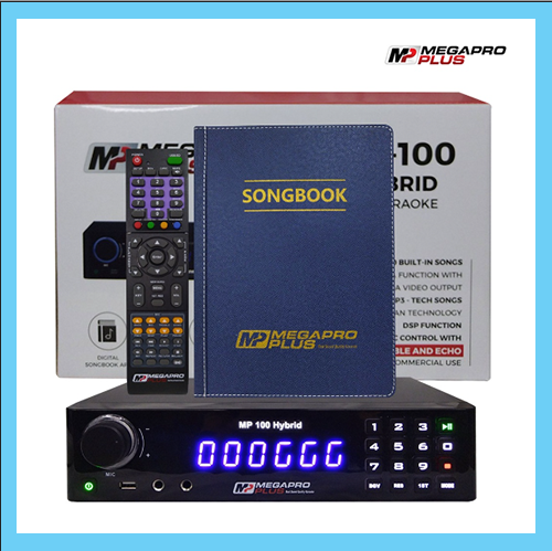 Megapro MP-100 Hybrid SD Karaoke Player with Free Wired Microphone ...