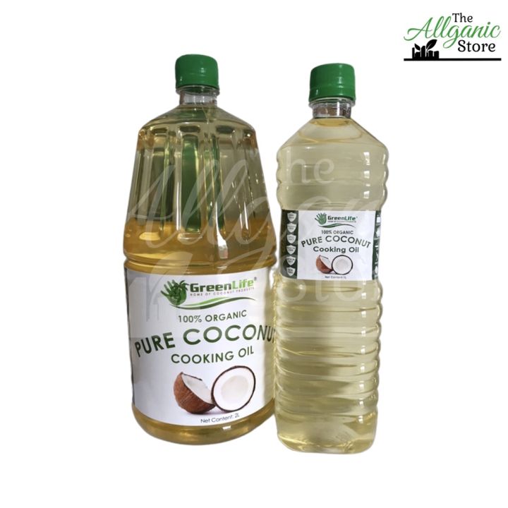 GREENLIFE 100% Organic Pure Coconut Cooking Oil 1L/2L | Lazada PH