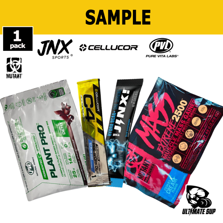 SAMPLE Protein, Pre Workout | 1 serving | Lazada Singapore