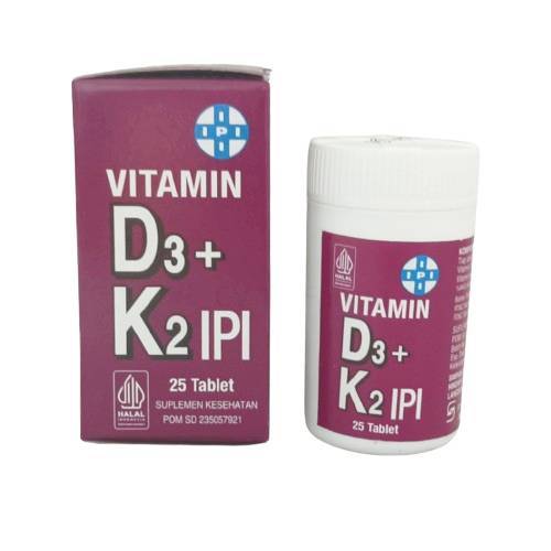 Vitamin D3 + K2 ipi isi 25 Tablet | Lazada Indonesia