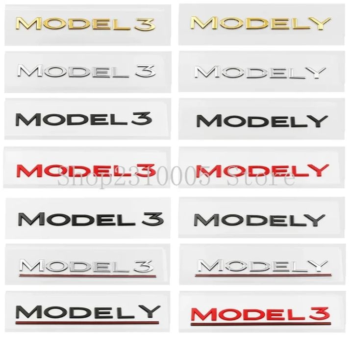 【HOT】 Soft Letters Numbers Dual Motor Underline Model S Model X Model 3 ...