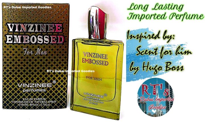 Vinzinee Perfume Embossed for Men 50ml EDP | Lazada PH