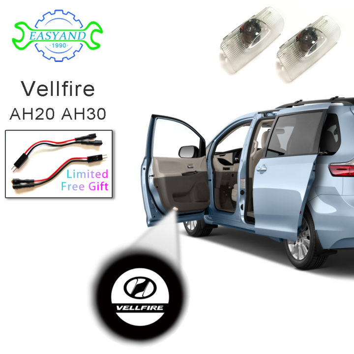 2pcs LED Car Door Light for Toyota Toyota Vellfire 2008-2024 Car ...