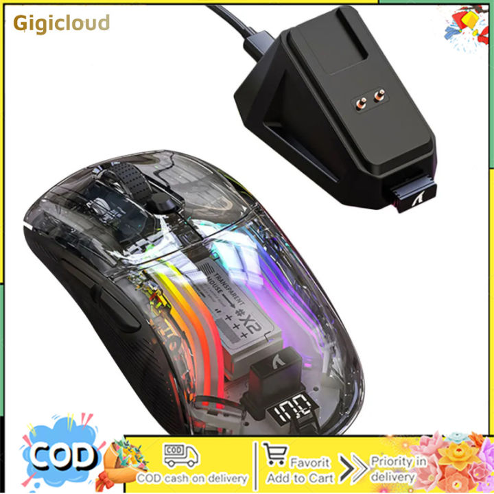 X2 Pro Wireless Mouse Mini Portable High Precision Mouse Adjustable DPI ...