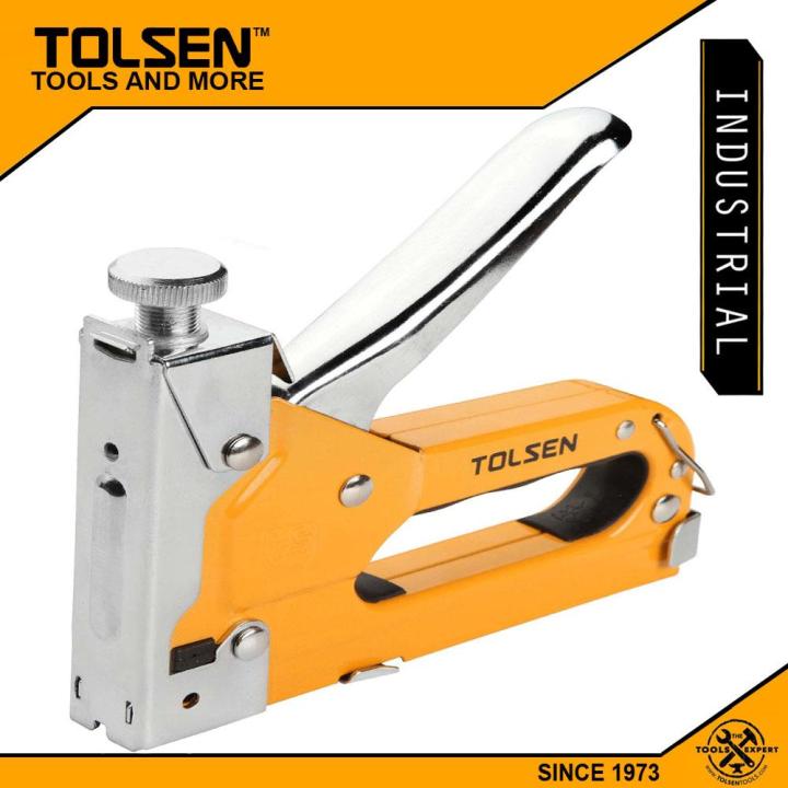 Tolsen Industrial 3 Way Gun Tacker Staple Gun w/ Free 3 Kind Staple (4 ...