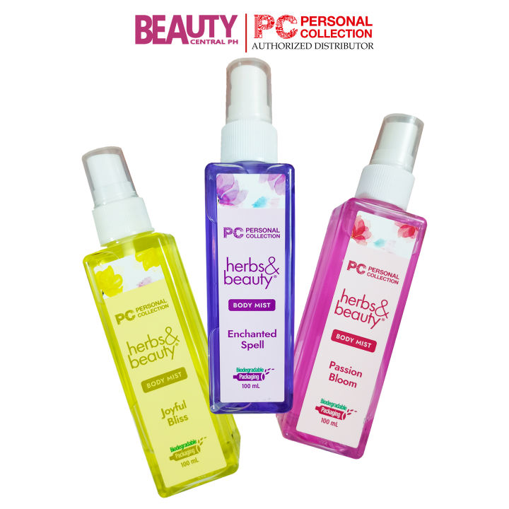 Herbs & Beauty Body Mist Perfume 100ml Personal Collection | Lazada PH