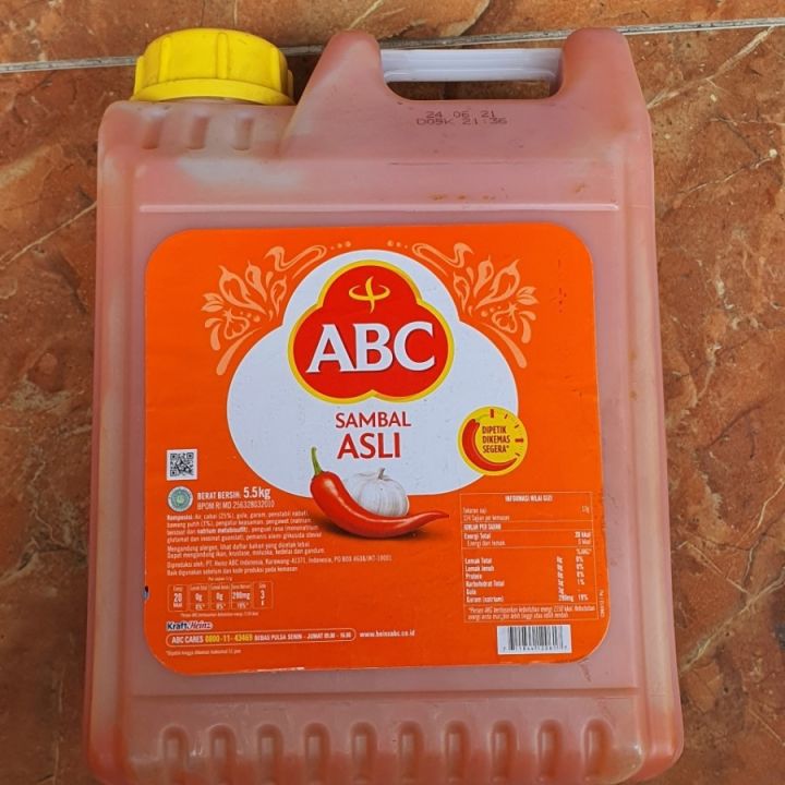 [Sambal Asli 5,5kg] ABC Saus Sambal | Lazada Indonesia