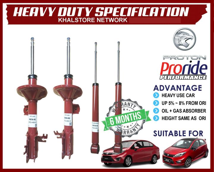 Proride Proton Iriz Heavy Duty Absorber Persona VVT 1.3 VVTi 1.6 (2pcs ...