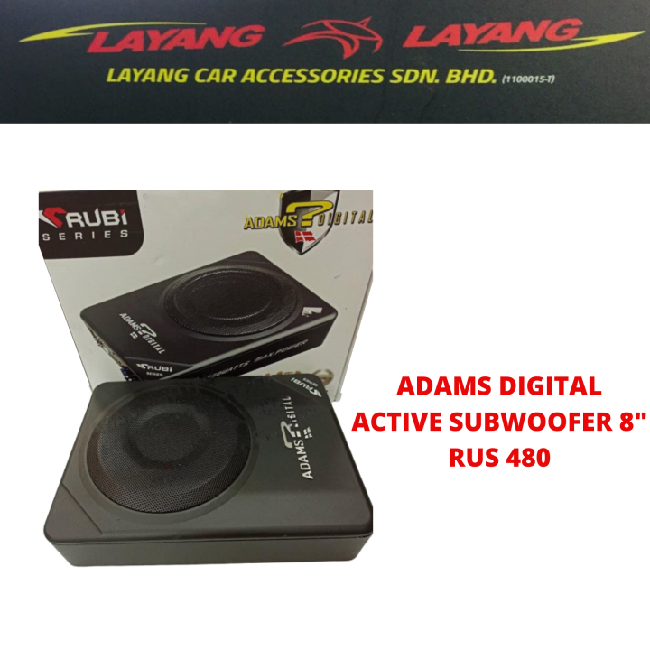 ADAMS DIGITAL ACTIVE SUBWOOFER RUS 480 | Lazada