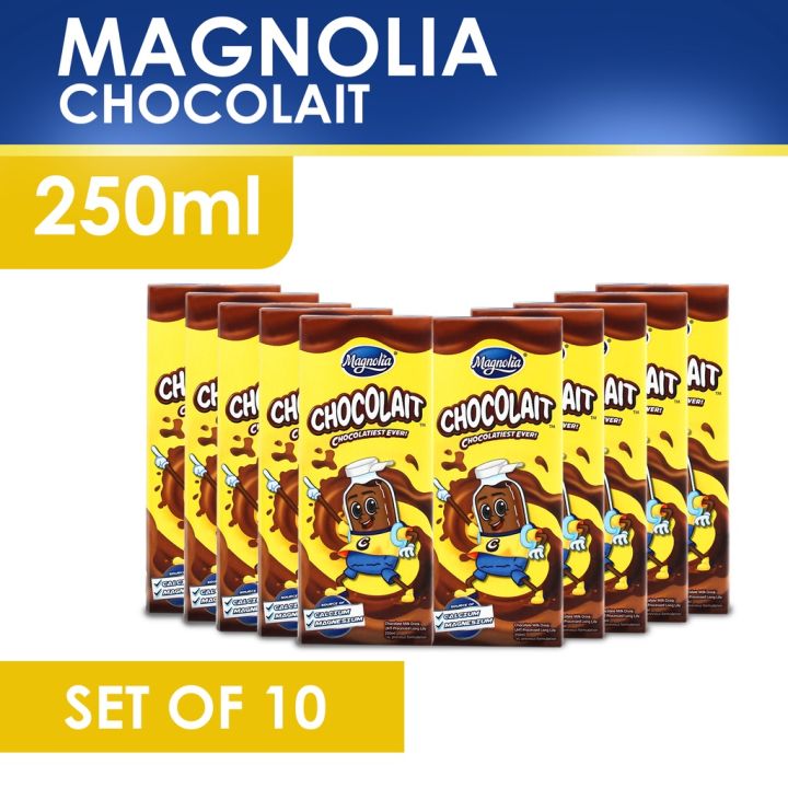 MAGNOLIA Chocolait 250ml Chocolate Flavored Milk Drink, Source of ...