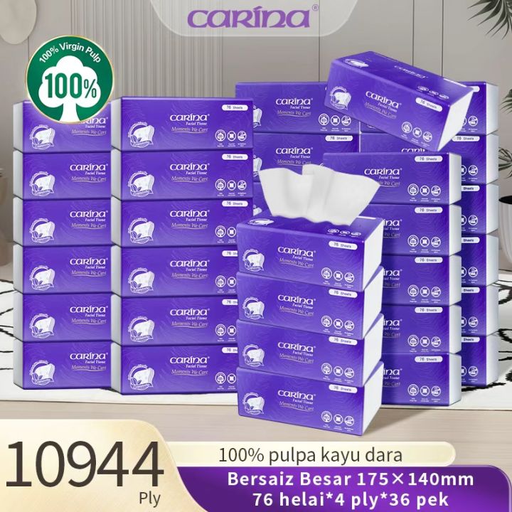 【10944 Sheets】Carina Air-Cushion Deluxe Comfort Thick Tissue Paper 4 ...