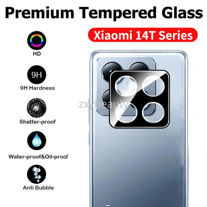 Xiaomi 14T Pro 5G 2024ตัวปกป้องกล้องถ่ายรูปเลนส์กระจกนิรภัยป้องกันทุก ...