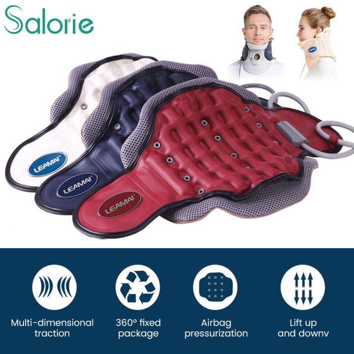 Salorie Neck Stretcher Cervical Traction Device Inflatable Cervical ...